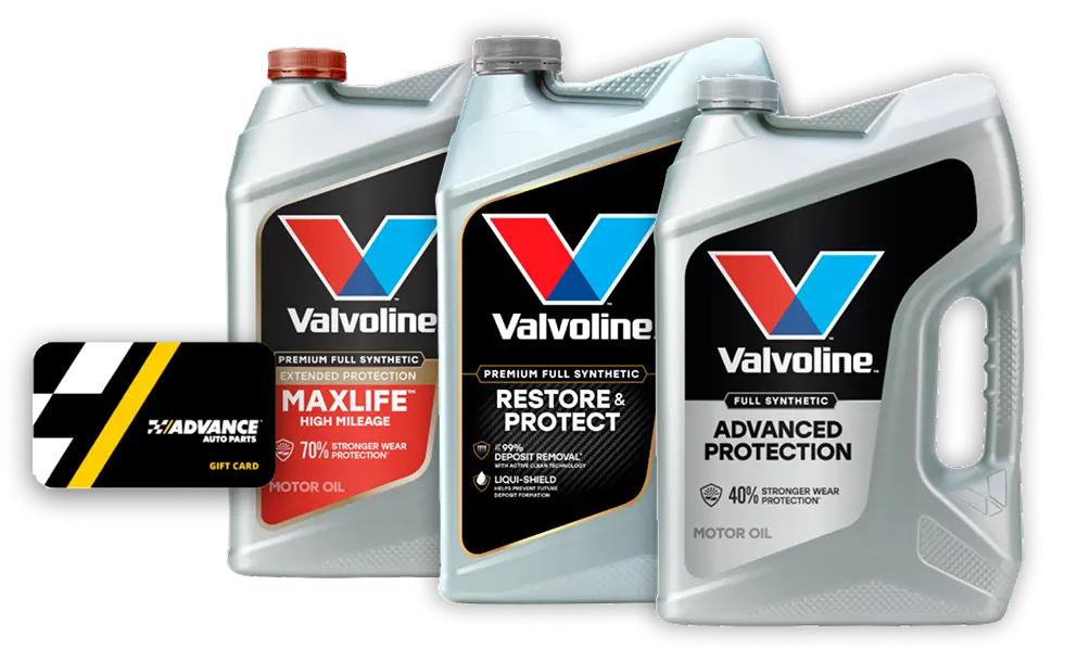 Valvoline at Advance Auto Parts Gift Card with Purchase